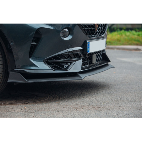 2279 - Frontlippe V2 Lippe Spoiler Schwert ABS Schwarz Glänzend passend ...