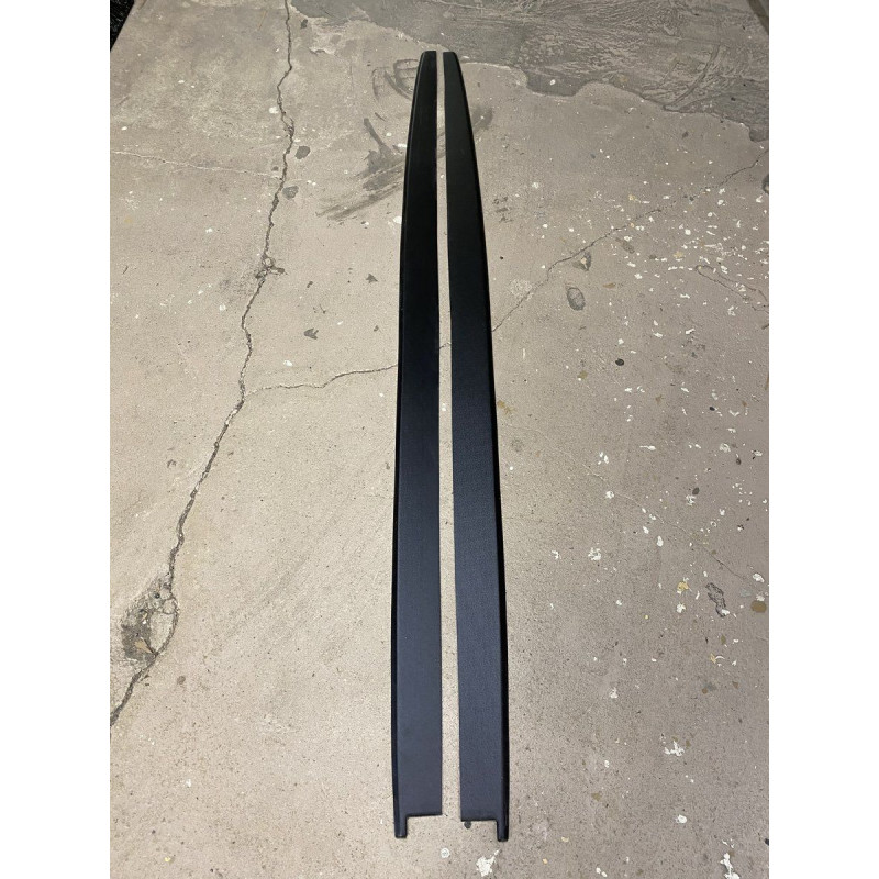 2333 - Sideskirt Seitenschweller Ansatz ABS schwarz glänzend passend ...