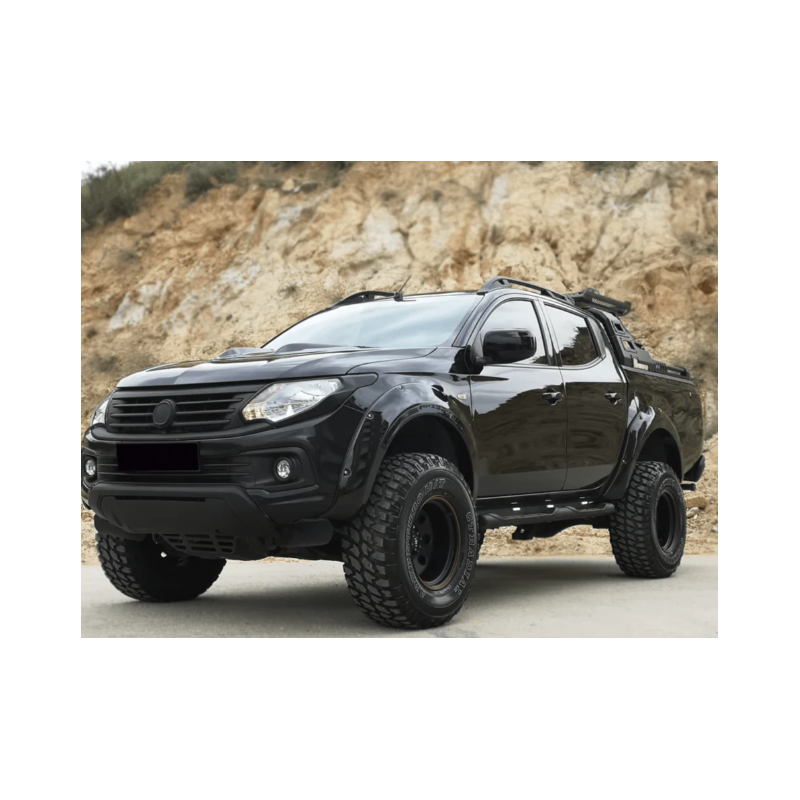 2740 - Kotflügelverbreiterung Kotflügel Ansätze ABS passend für Fiat ...